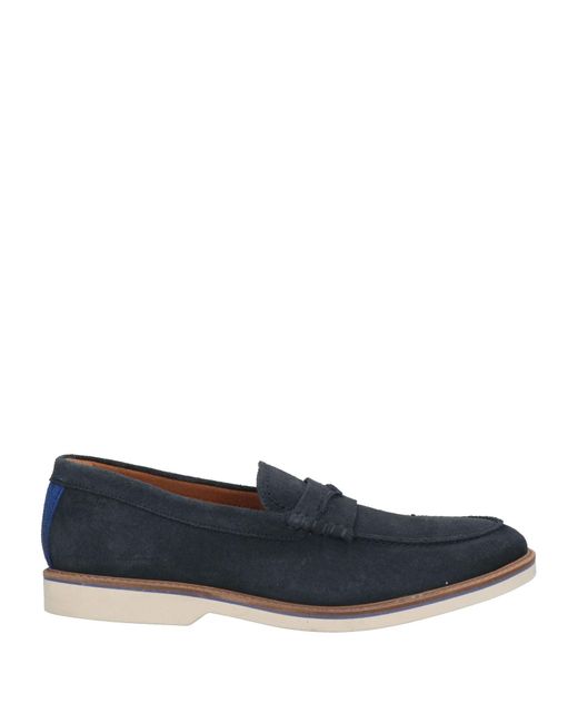 Clarks Midnight Loafers Leather in Blue for Men | Lyst