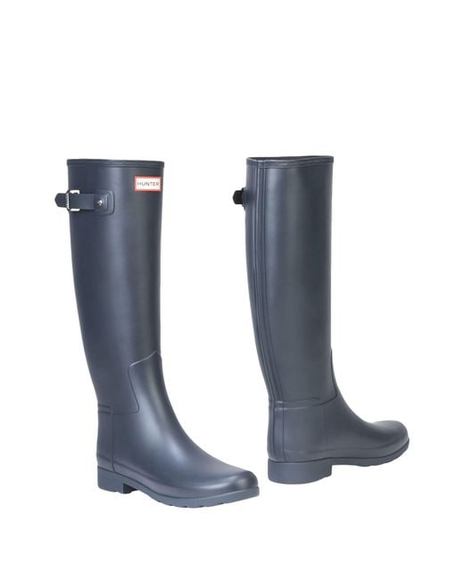 HUNTER Rubber Boots in Dark Blue (Blue) - Lyst