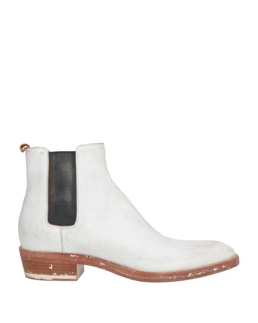 Buttero Light Ankle Boots Leather in White for Men | Lyst