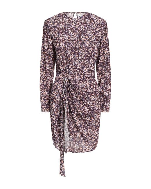 Isabel Marant Mini Dress in Purple | Lyst UK