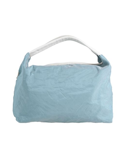 Laura Di Maggio Handbag Textile Fibers, Leather in Blue | Lyst