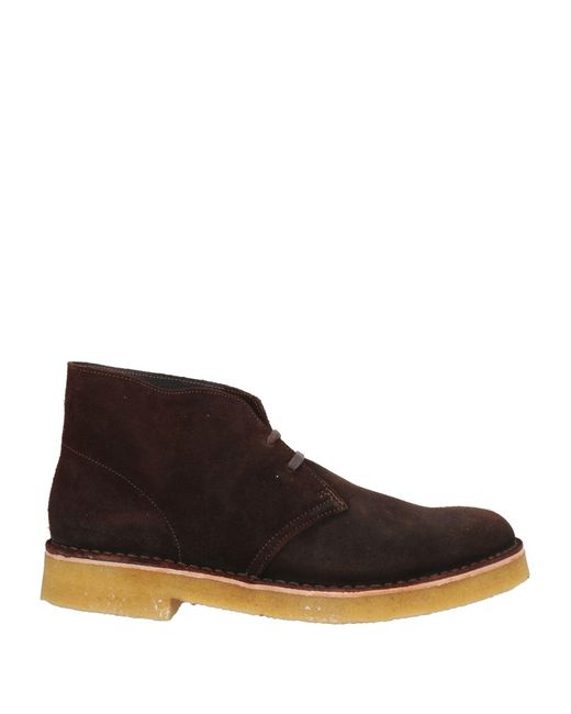 Clarks Chocolate Ankle Boots Leather in Brown for Men | Lyst