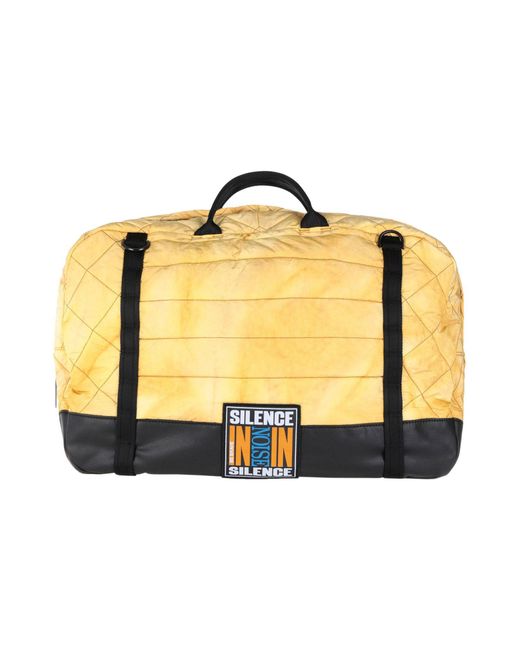 DIESEL Canvas Travel & Duffel Bag in Yellow for Men - Lyst