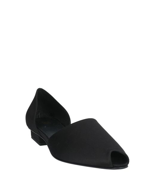 Totême Ballet Flats Textile Fibers in Black | Lyst