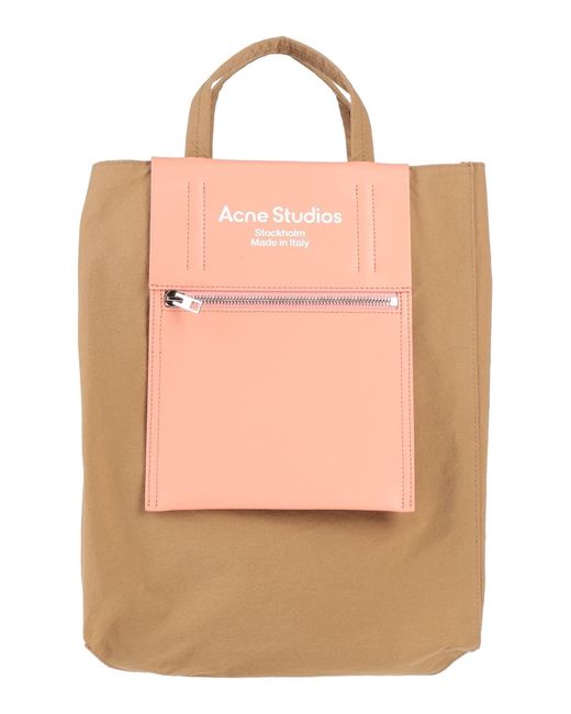 Acne Studios Camel Handbag Nylon, Calfskin in Pink for Men | Lyst