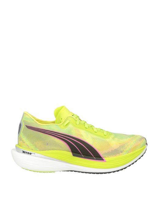 PUMA Nitro Elite Sneakers Textile Fibers in Yellow | Lyst