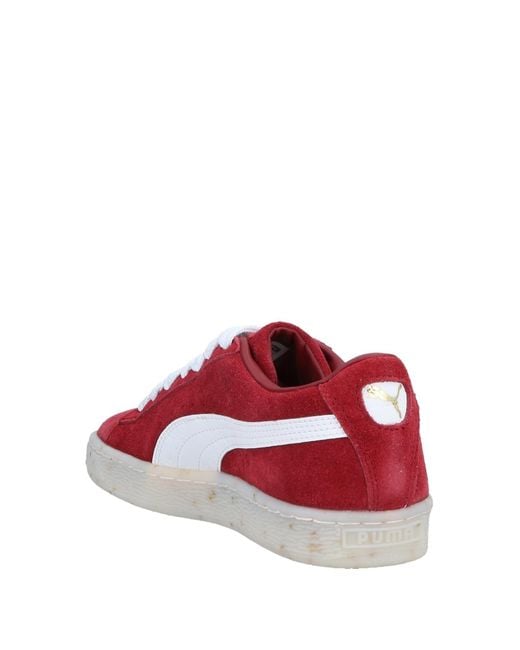 PUMA Leather Low-tops & Sneakers in Brick Red (Red) - Lyst