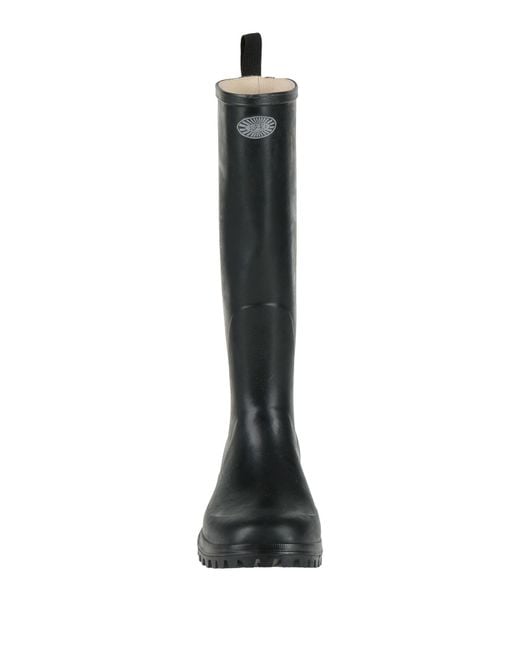 Superga Boot Rubber in Black | Lyst