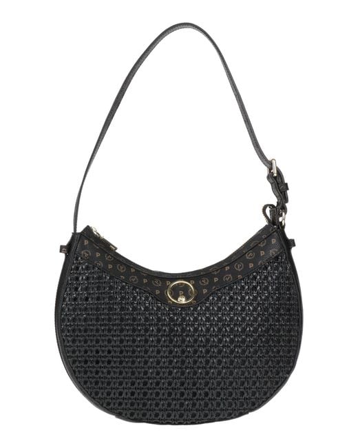 Pollini Shoulder Bag Polyurethane in Black | Lyst