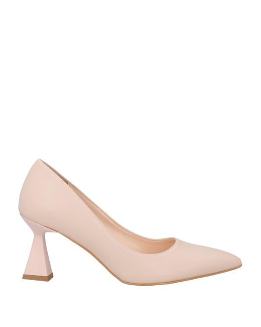 GIO PALMA Light Pumps Leather in Pink | Lyst