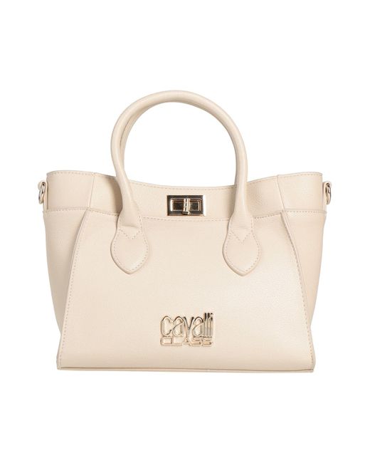 Roberto Cavalli Handbags in Natural | Lyst UK