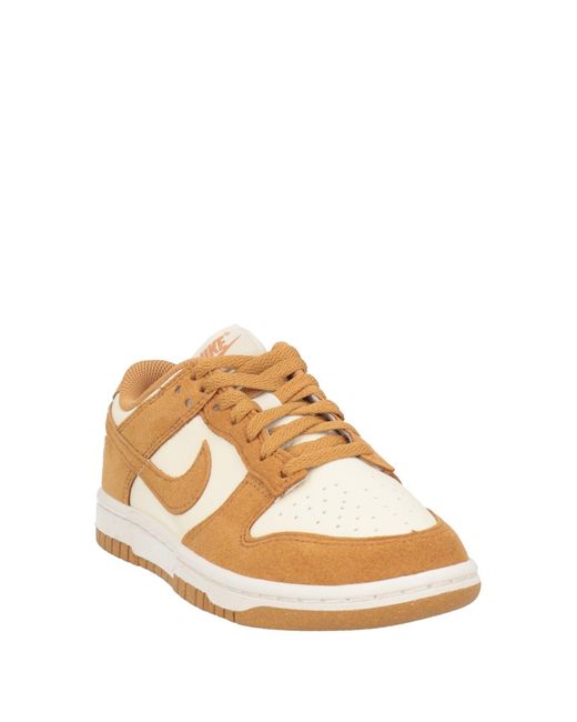 Nike Camel Sneakers Textile Fibers in Brown | Lyst