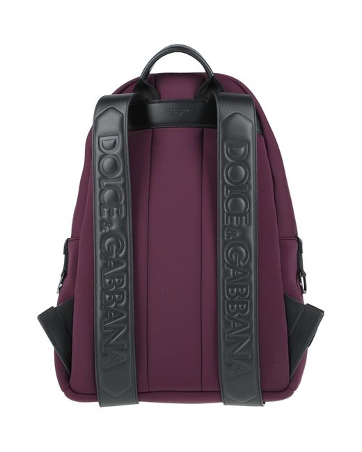 Dolce & Gabbana Backpack Polyamide, Polyurethane, Calfskin, Elastane ...