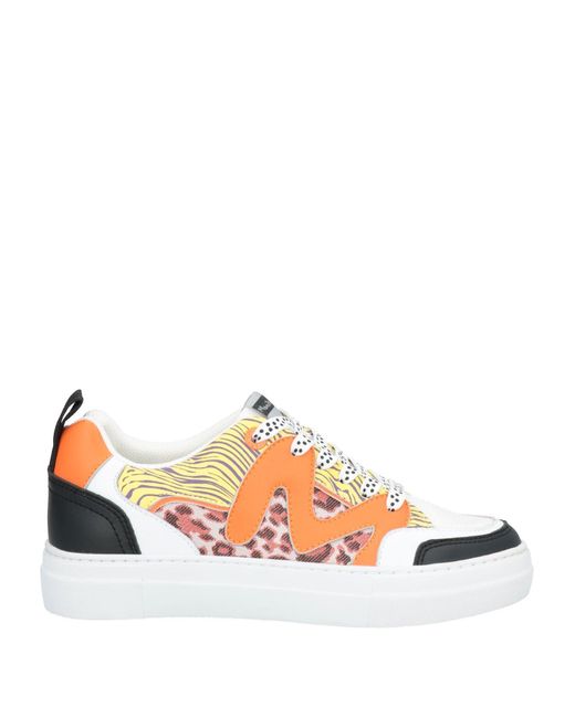 Manila Grace Sneakers Leather, Textile Fibers in White | Lyst