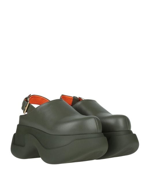 Marni Mules & Clogs in Green | Lyst UK