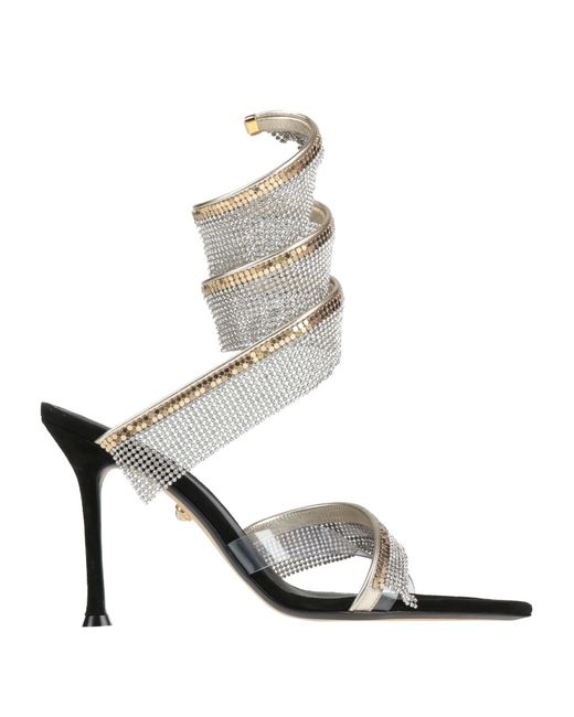 ALEVI Sandals Plastic, Leather in White | Lyst