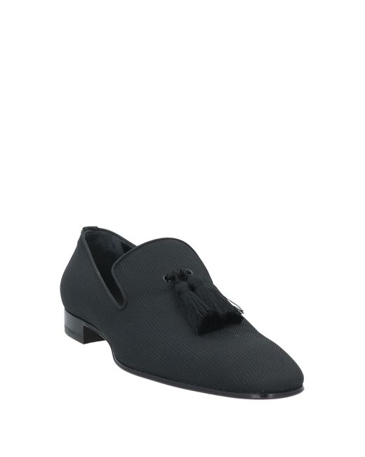 Christian Louboutin Loafers Textile Fibers in Black for Men | Lyst