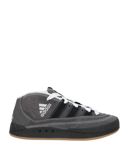 adidas Sneakers Leather, Textile Fibers in Black for Men | Lyst