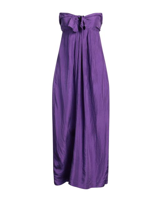 Tela Maxi Dress Silk in Purple | Lyst