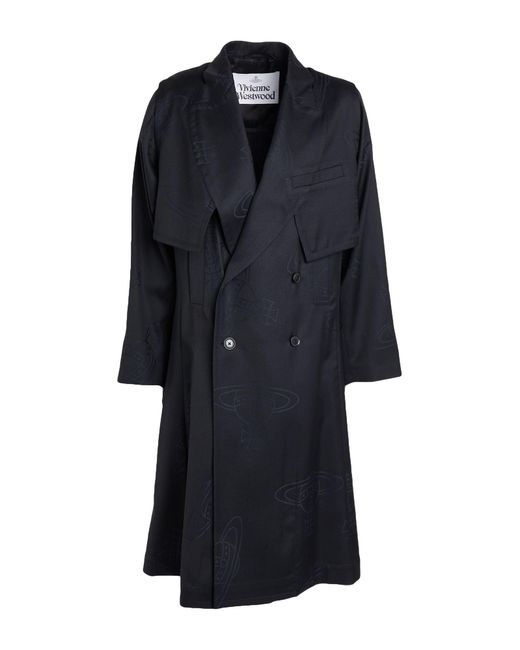 Vivienne Westwood Coat Wool in Blue for Men | Lyst