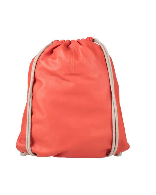 Rick Owens Backpack in Red for Men | Lyst