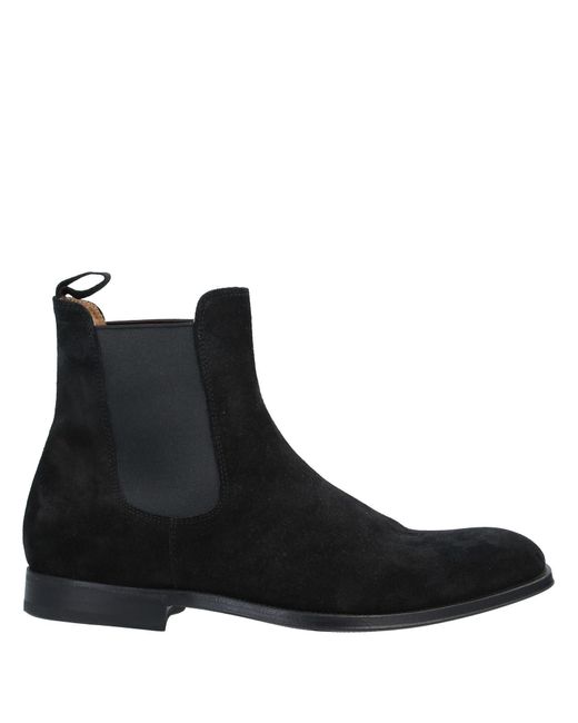 Green George George Ankle Boots Soft Leather in Black for Men | Lyst