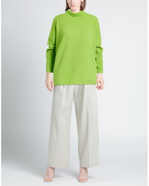 Vanisé Turtleneck Cashmere in Green | Lyst UK