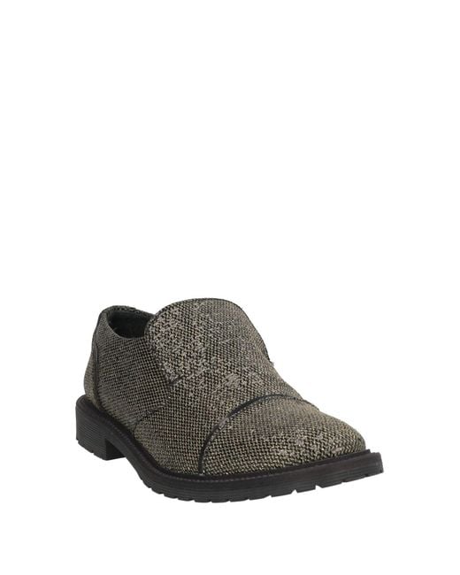 Tipe E Tacchi Loafers Textile Fibers in Gray | Lyst
