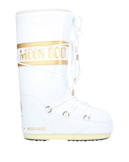 Moon Boot Boot in White | Lyst UK