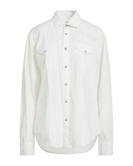 Eleventy Shirt Cotton in White | Lyst UK