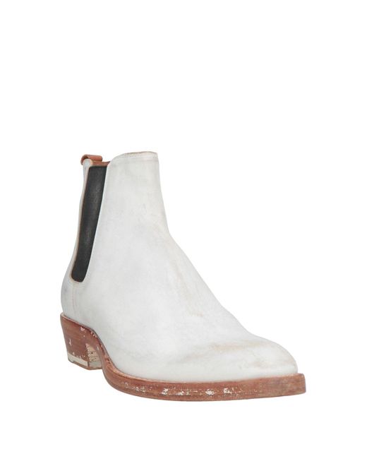 Buttero Light Ankle Boots Leather in White for Men | Lyst