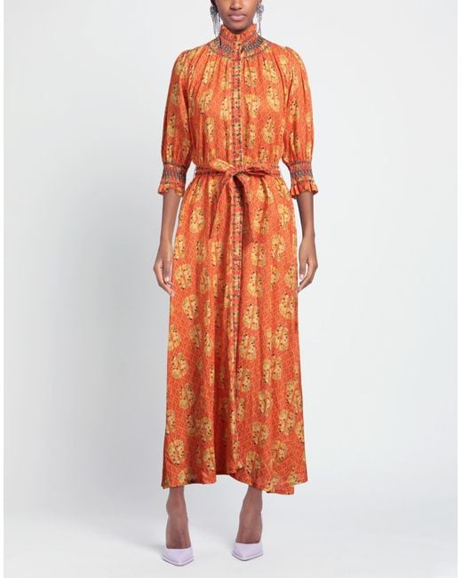 Muzungu Sisters Maxi Dress in Orange | Lyst UK