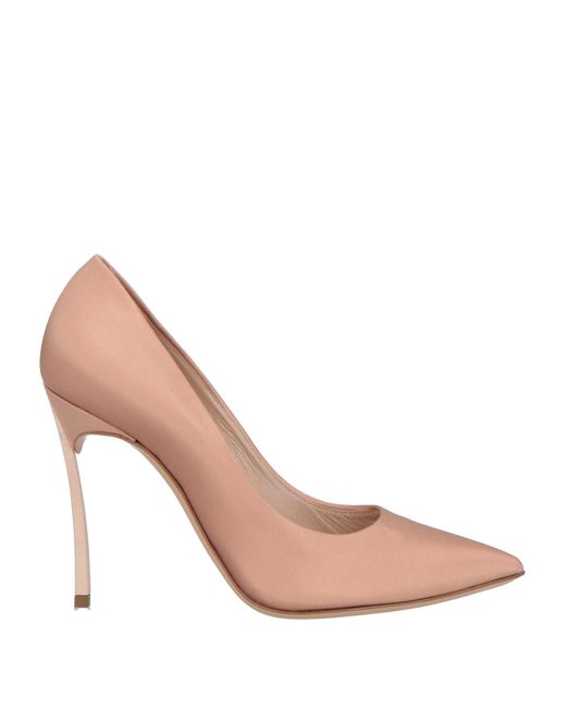 Casadei Blush Pumps Textile Fibers in Pink | Lyst