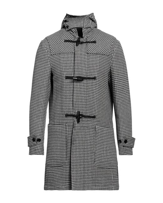 GALÀ Luxury Overcoat & Trench Coat Wool, Polyester, Polyamide in Gray ...