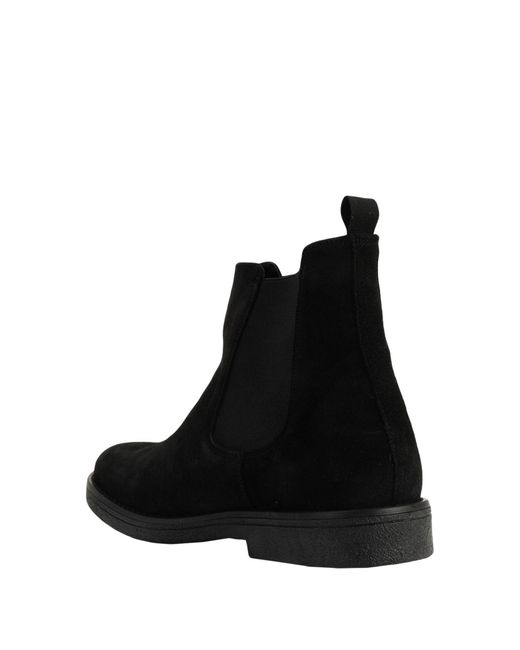 STEFANO BONFIGLIOLI Suede Ankle Boots in Black for Men - Lyst