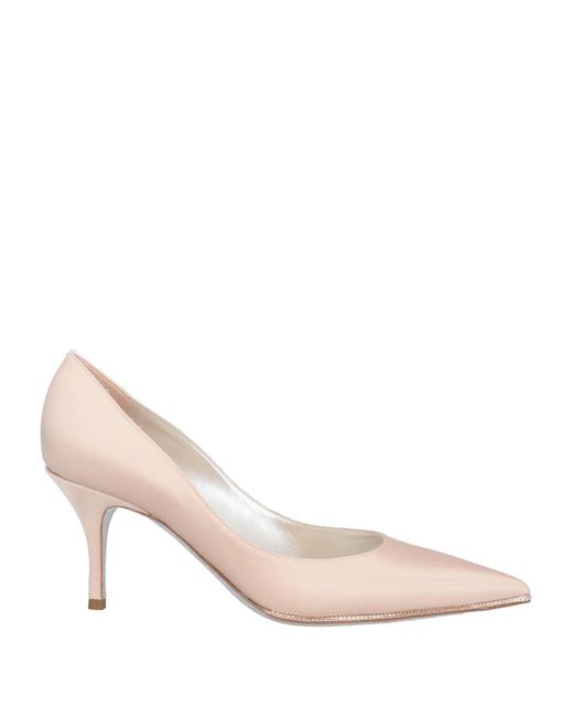 Rene Caovilla Blush Pumps Textile Fibers in Pink | Lyst