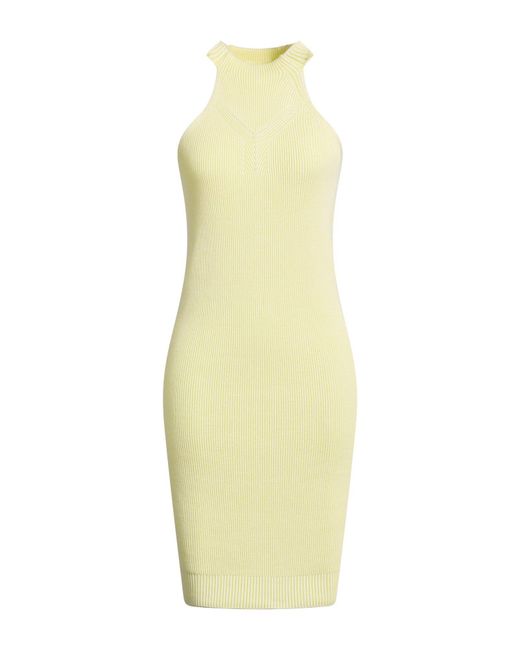 Iceberg Mini Dress Cotton in Yellow | Lyst UK