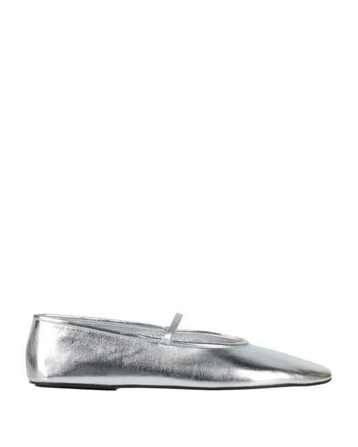 Jeffrey Campbell Ballet Flats Textile Fibers in White | Lyst