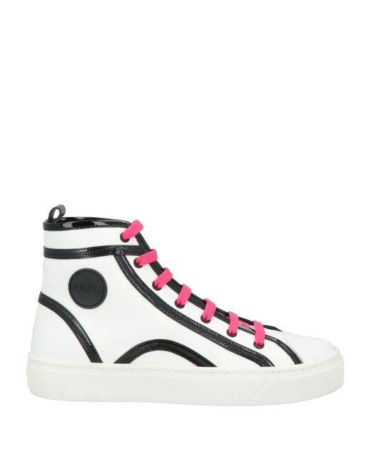 Furla Sneakers Leather, Polyurethane, Pvc in White | Lyst