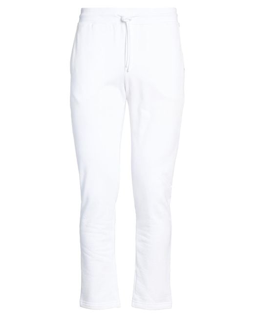 Paul & Shark Roberto Mancini Pants Cotton in White for Men | Lyst UK