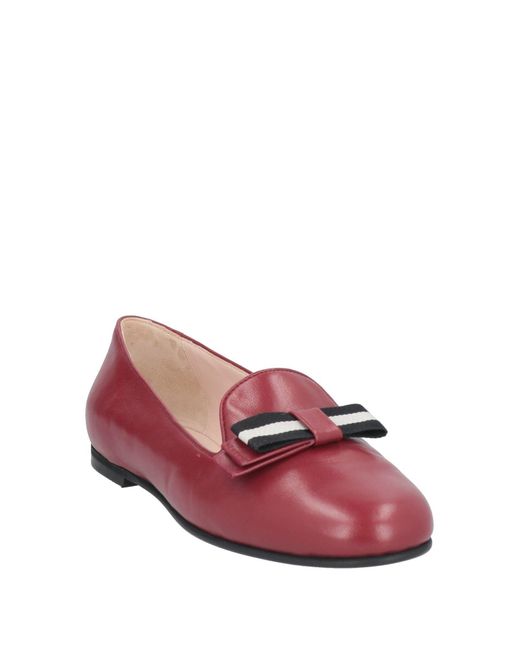 Bally Brick Loafers Lambskin, Textile Fibers in Purple | Lyst