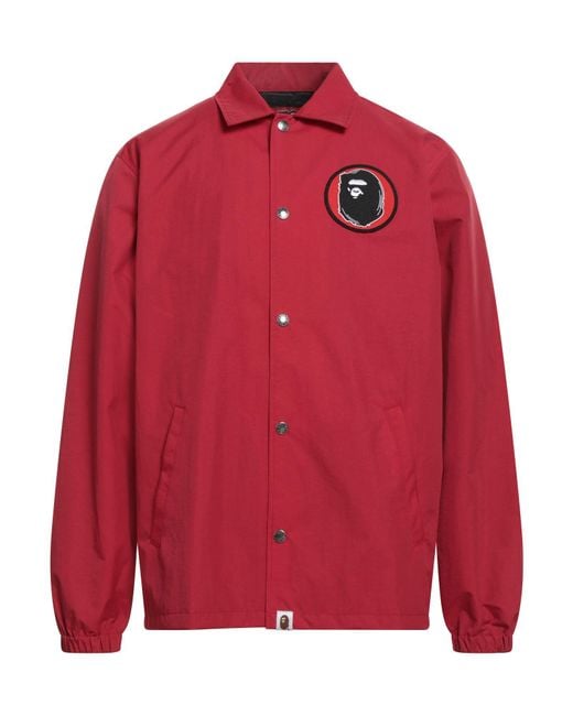 A Bathing Ape Jackets in Red for Men | Lyst UK
