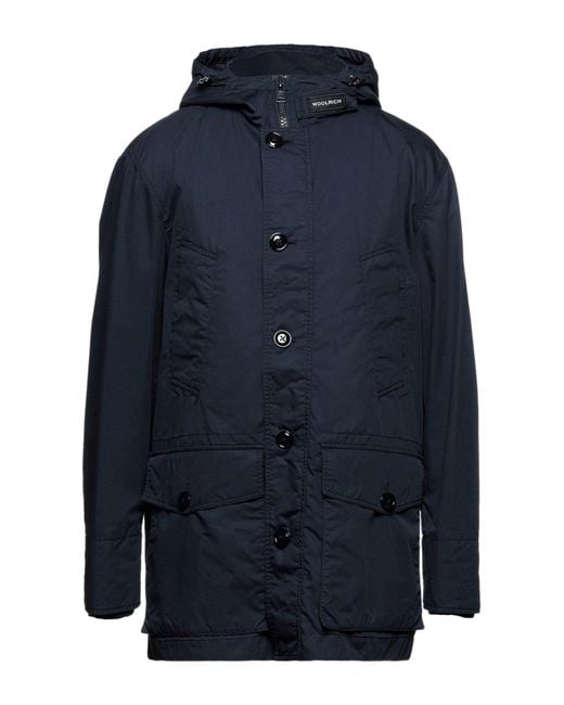 Woolrich Coat in Blue for Men | Lyst UK