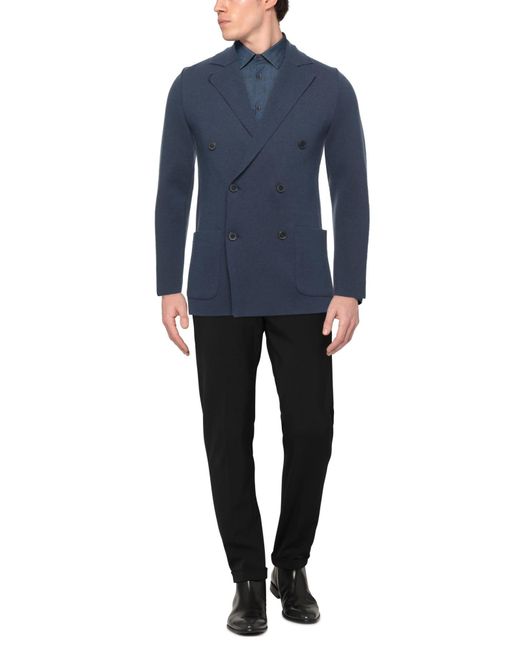RAW LAB Blazer in Blue for Men | Lyst