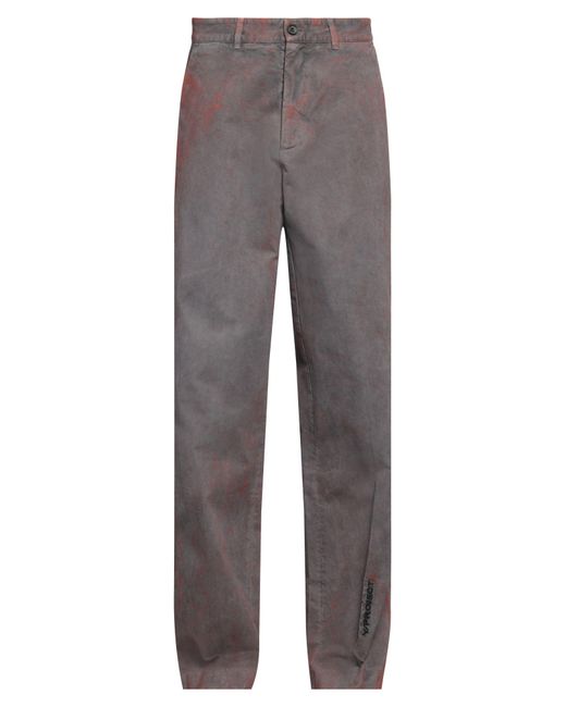 Y. Project Pants Organic Cotton in Gray for Men | Lyst