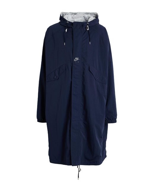 Nike Overcoat & Trench Coat in Blue for Men | Lyst