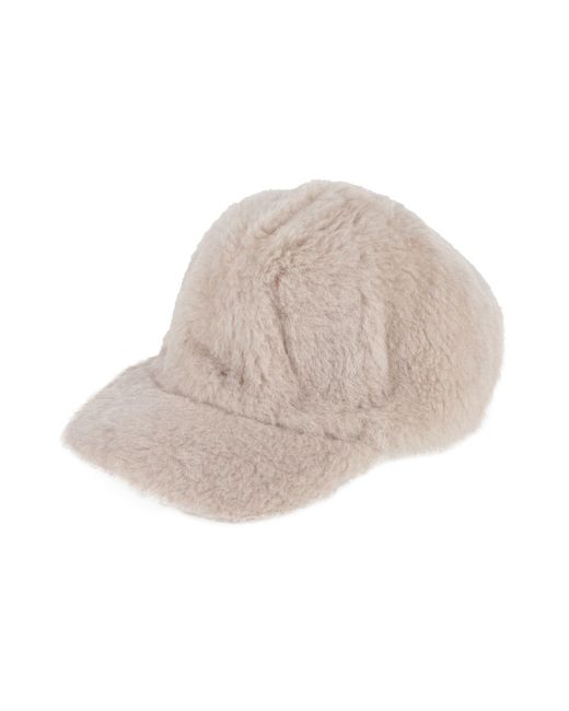 Max Mara Hat in Natural | Lyst UK