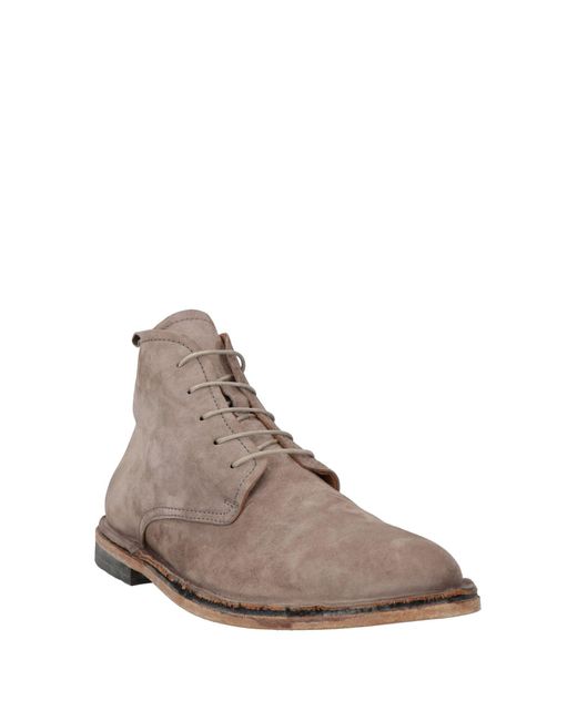Moma Taupe Ankle Boots Leather in Brown for Men | Lyst