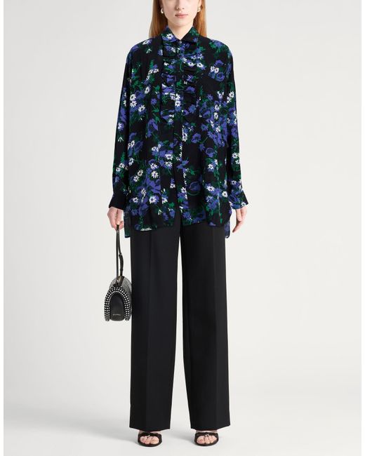 Plan C Shirt Silk in Blue | Lyst