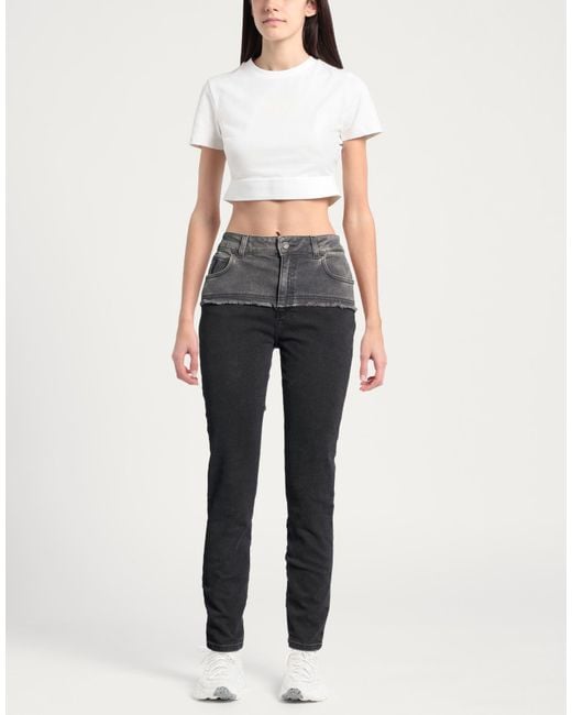 Manila Grace Jeans in Grey | Lyst UK